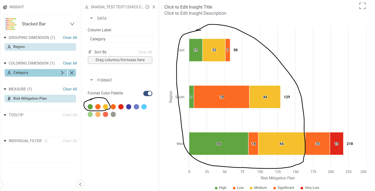 Solved: Changing Stacked Bar Chart Colors - Incorta Community